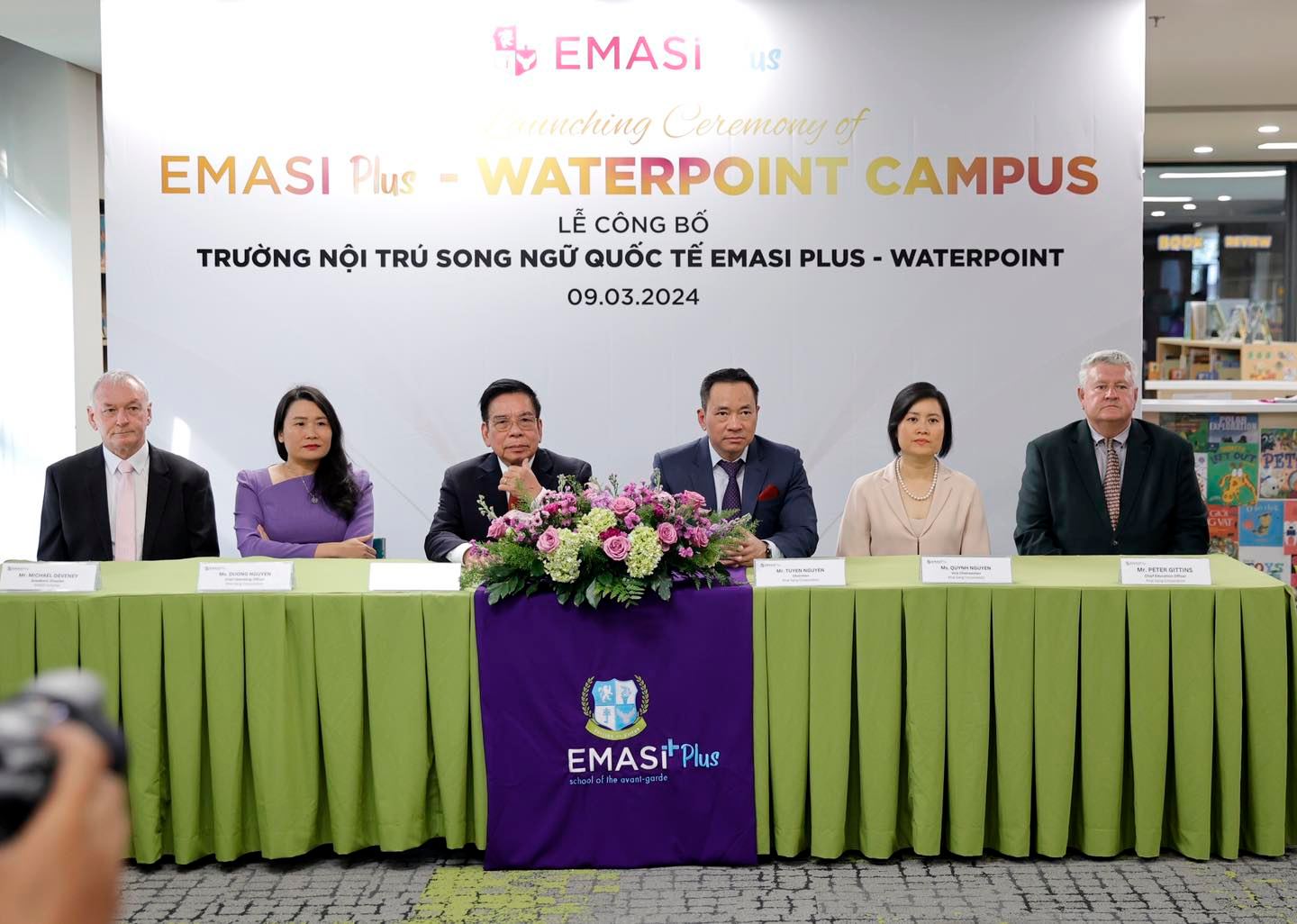 Lễ công bố Trường Nội trú Song ngữ Quốc tế EMASI Plus – Waterpoint Campus